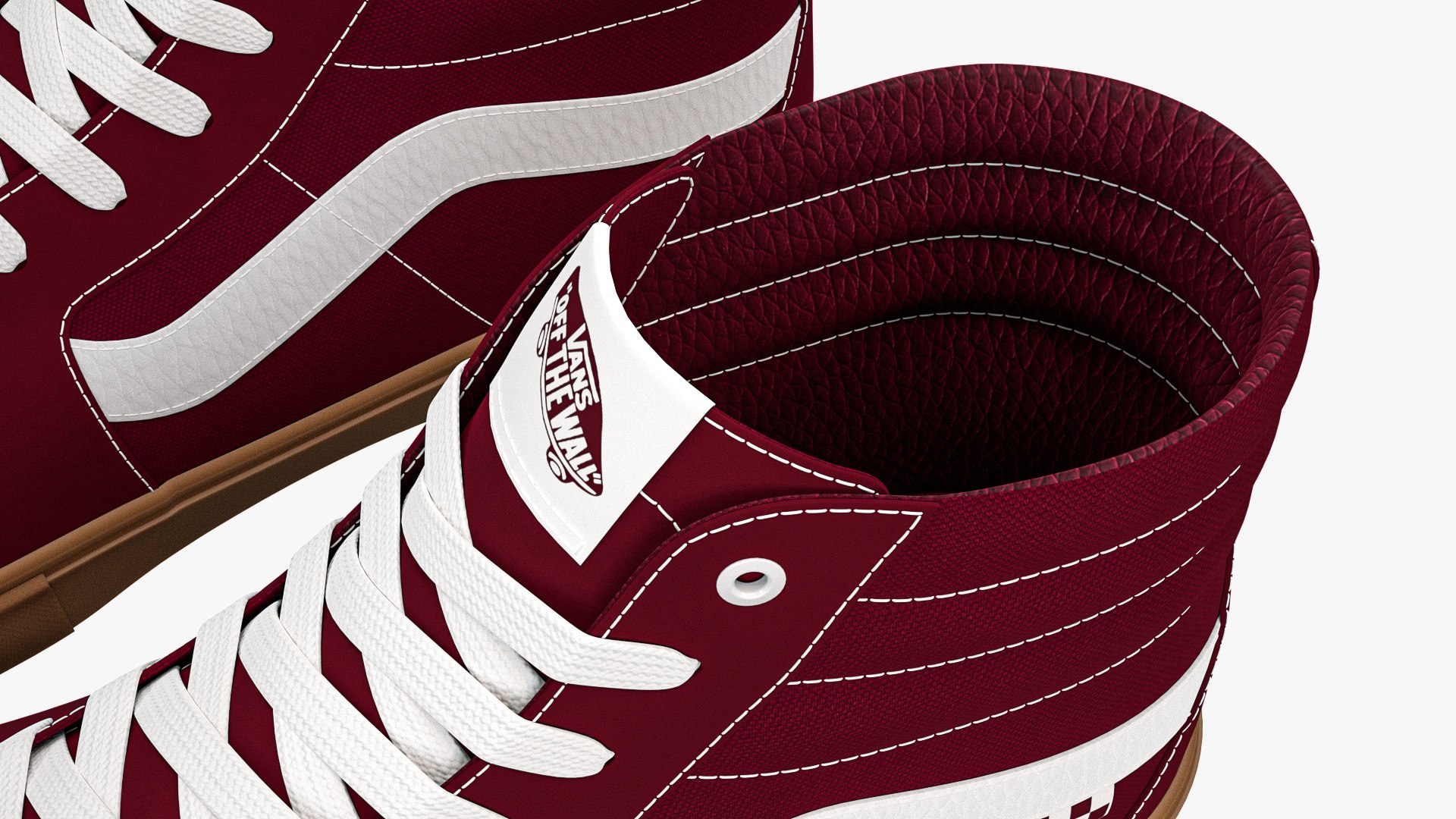 Vans Skate Sk8-Hi Port Royale Gumsole 3D - TurboSquid 1914489