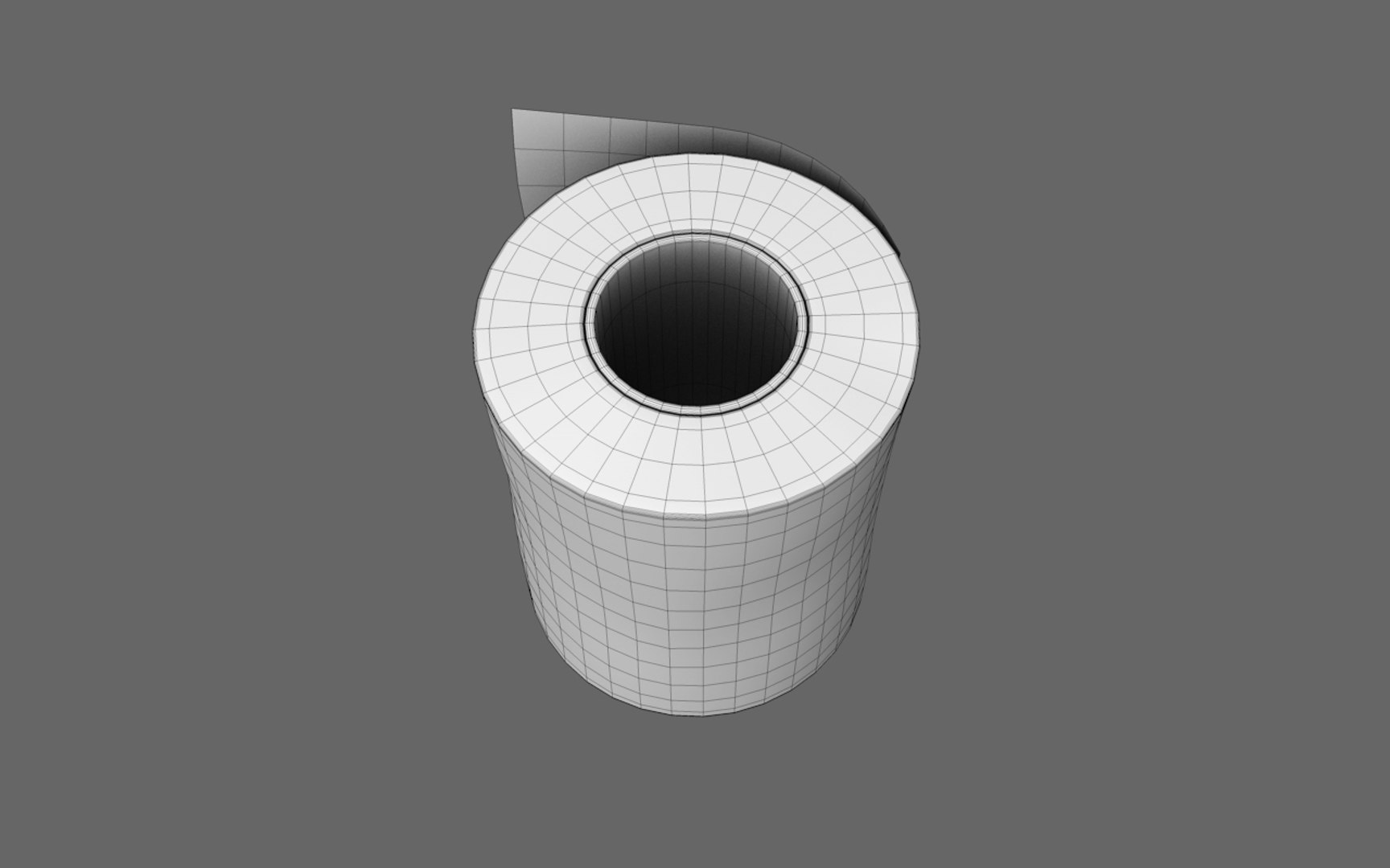 free paper polygonal 3d model