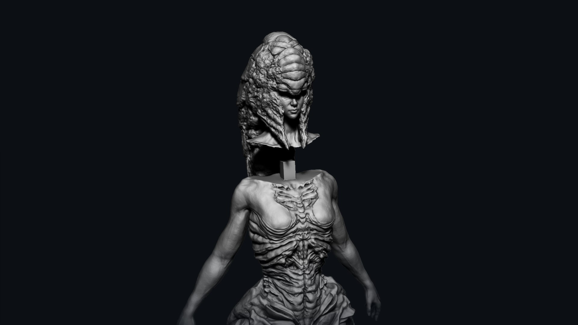 3D Queen Creature - Print Model - TurboSquid 1977946