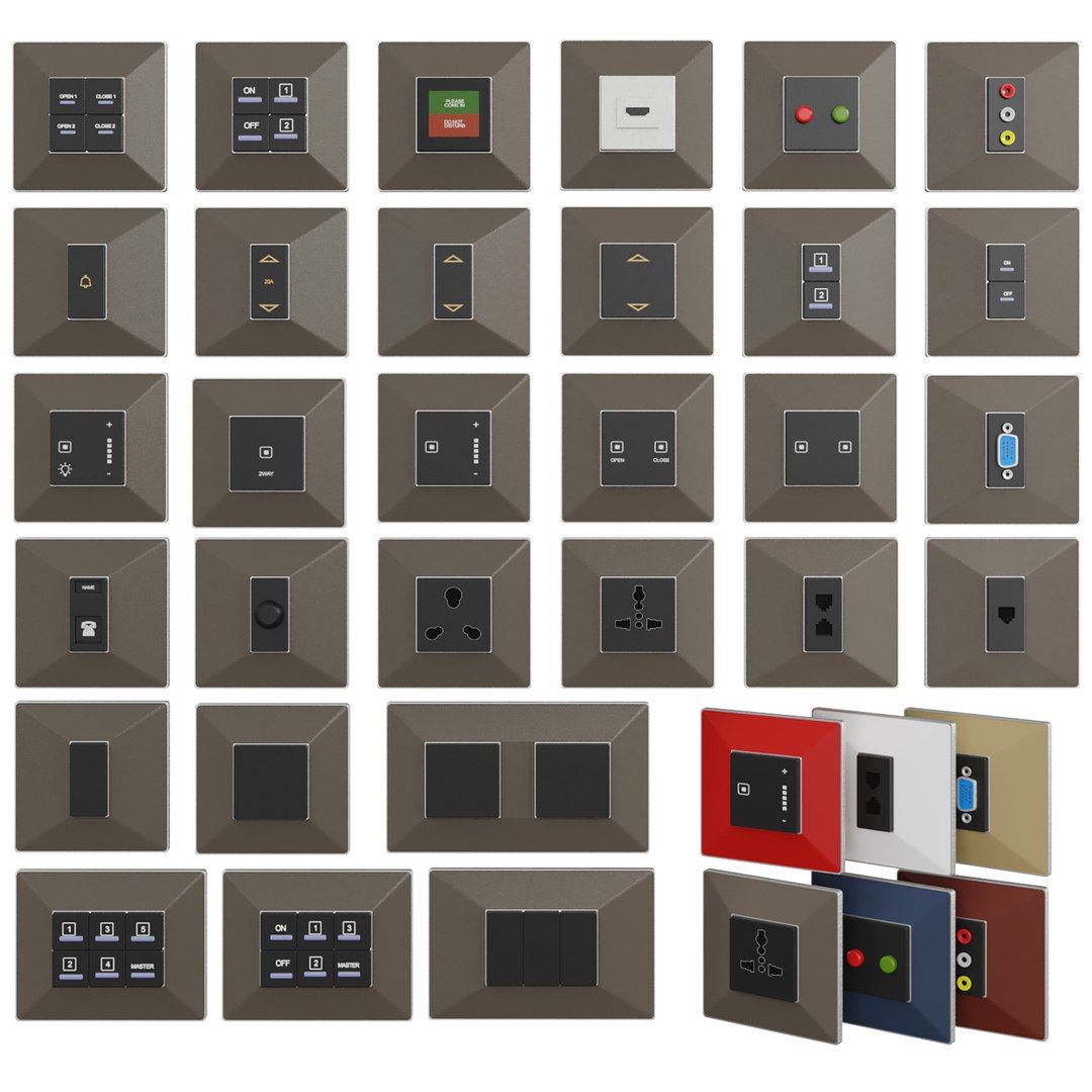 3D Model GM Switches - TurboSquid 1989768
