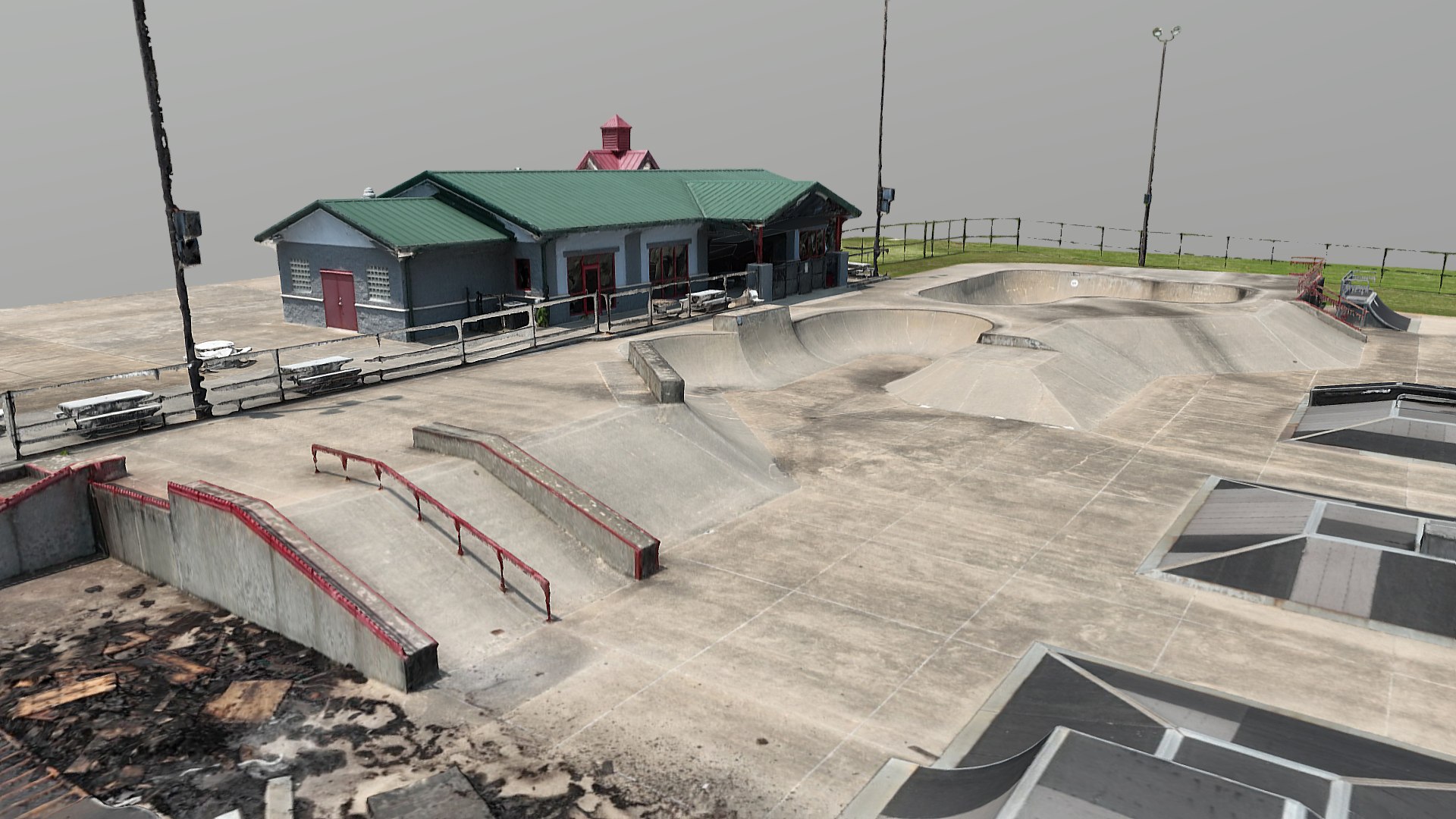 Insanity Skate Park 3D model - TurboSquid 2105340