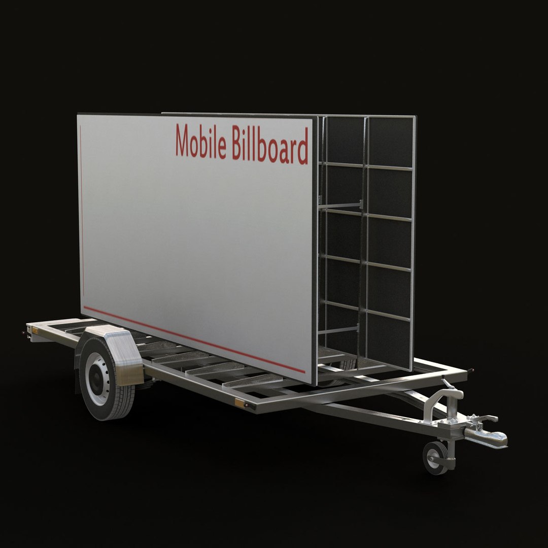 billboard mobile 3d model