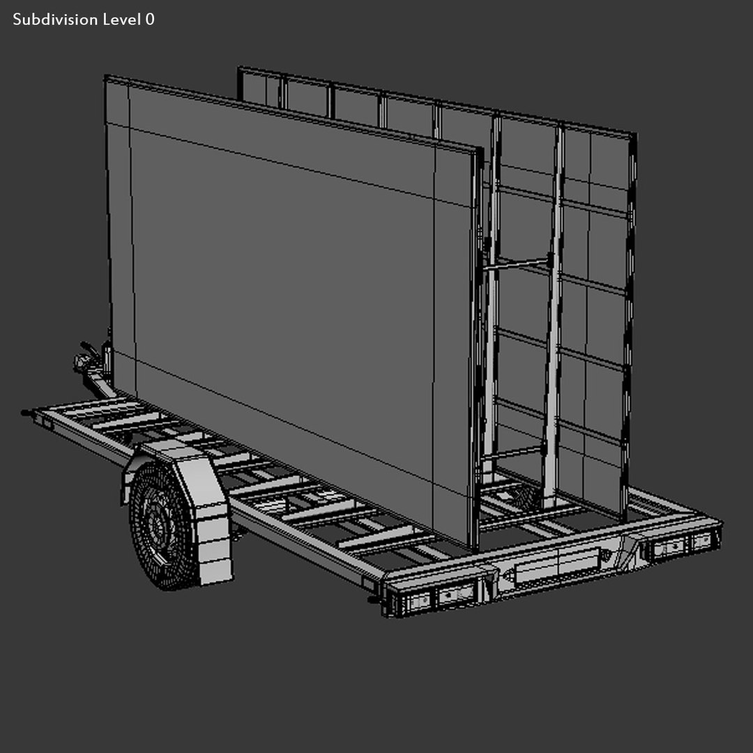 billboard mobile 3d model