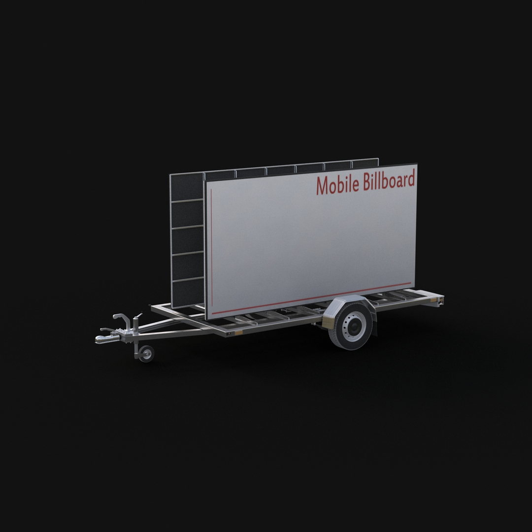 billboard mobile 3d model
