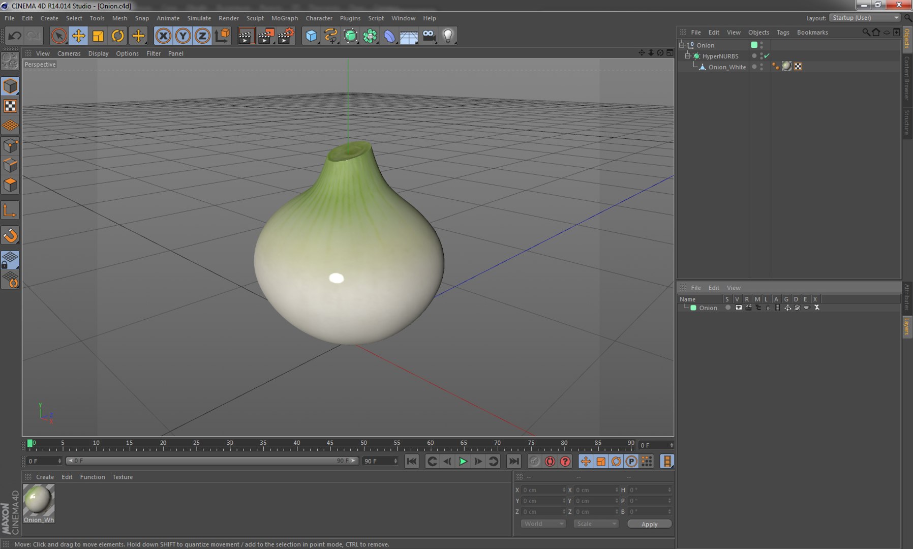 3D Model Onion - TurboSquid 1189337