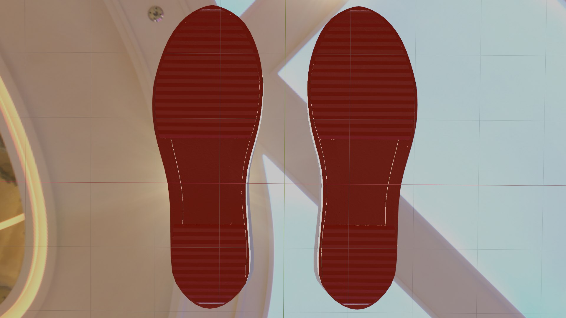 3D Japanese School Slippers Uwabaki - TurboSquid 2193828