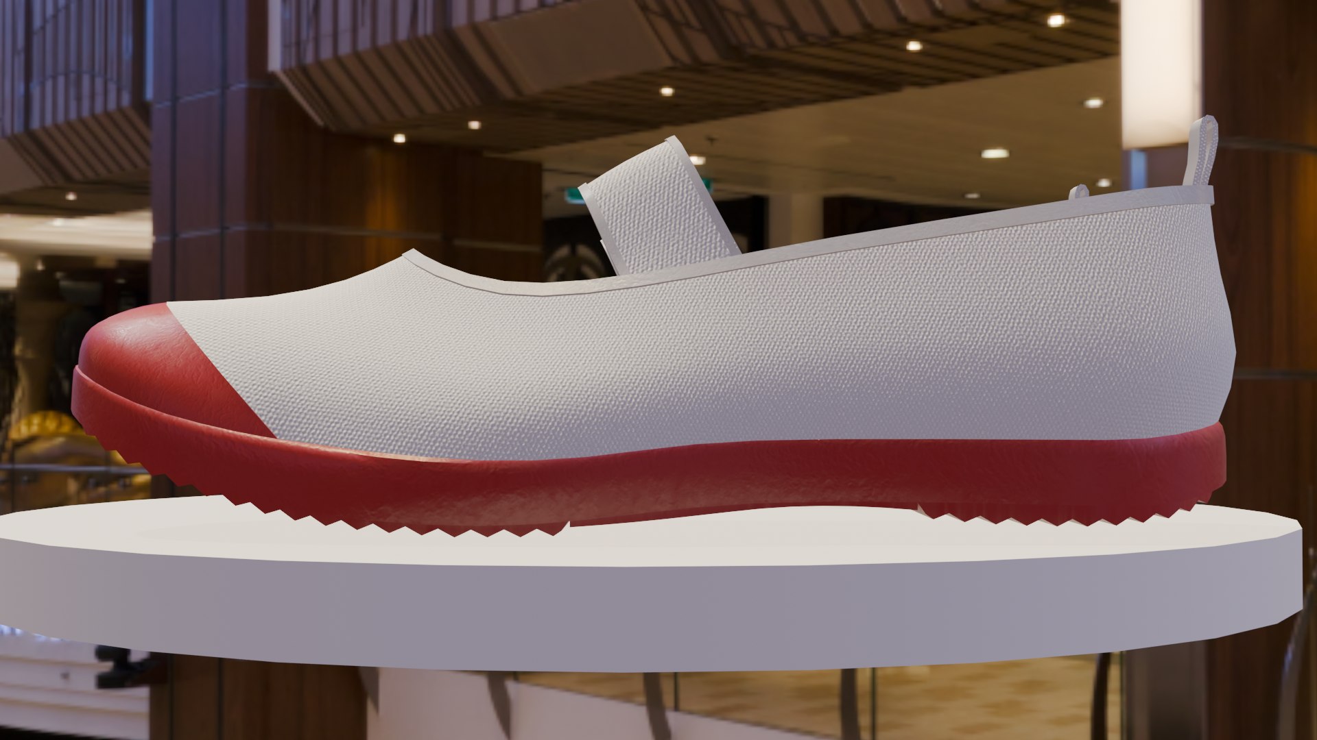 3D Japanese School Slippers Uwabaki - TurboSquid 2193828