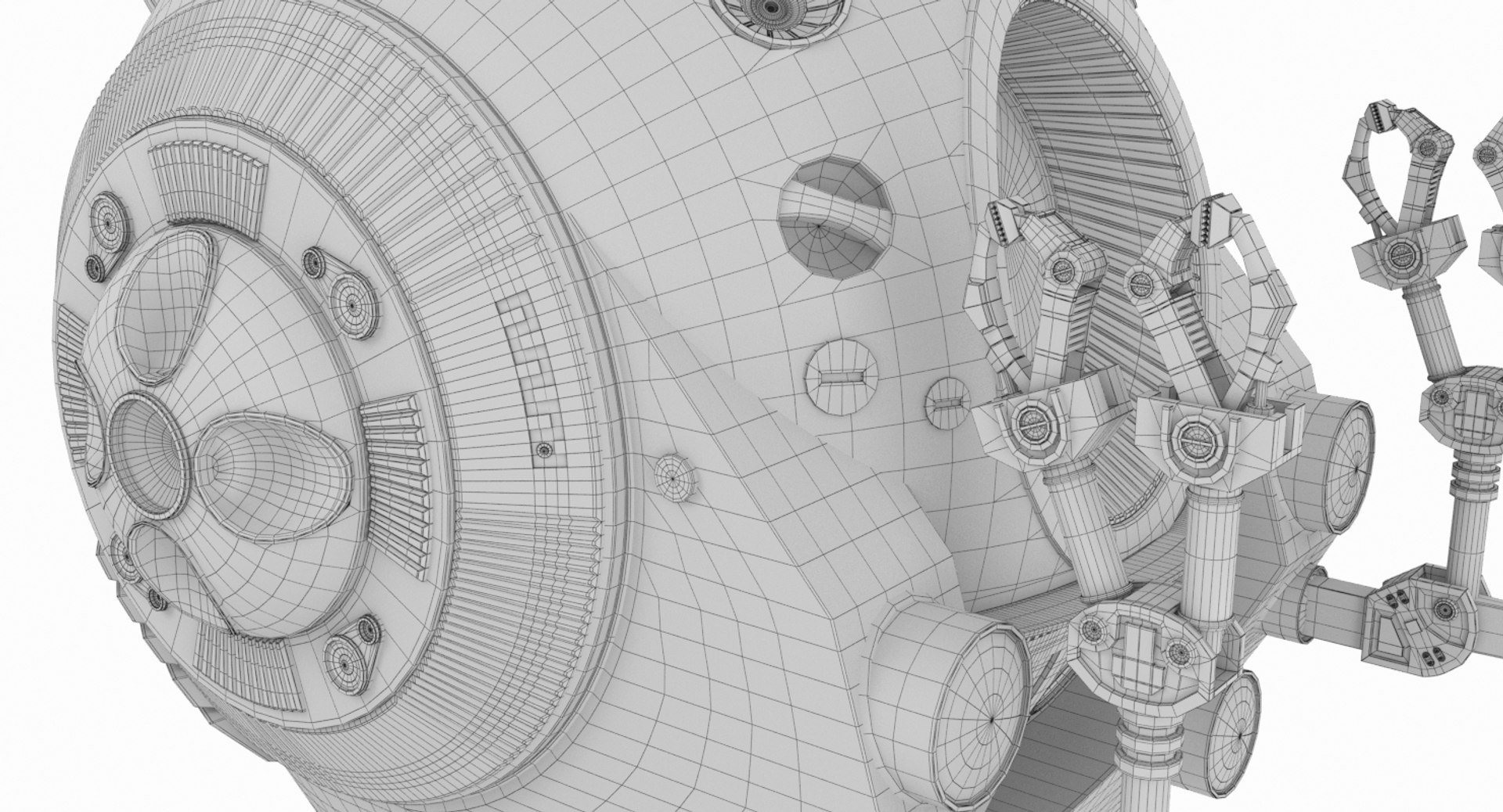 3D Red Eva Pod Space Model - TurboSquid 1361212