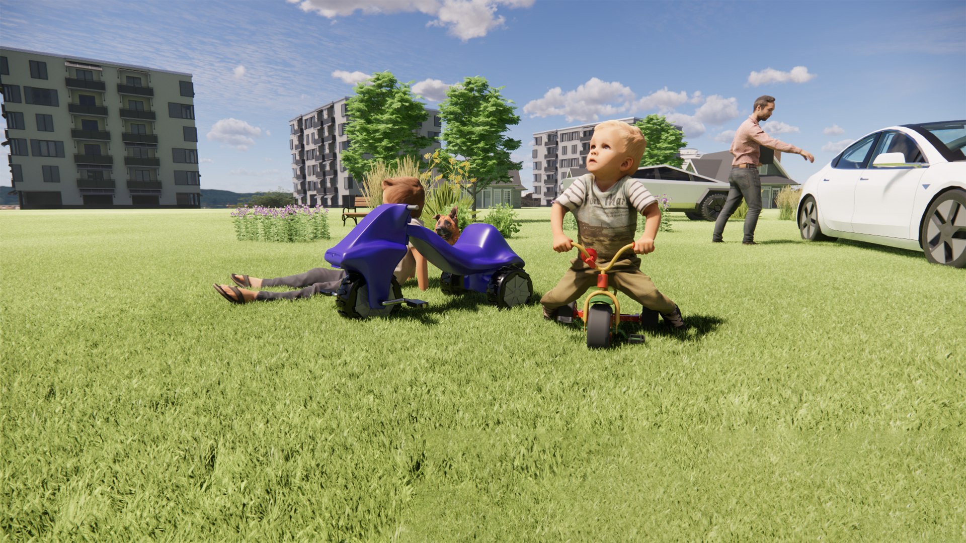 Tesla Tricycle Concept 3D - TurboSquid 2109589