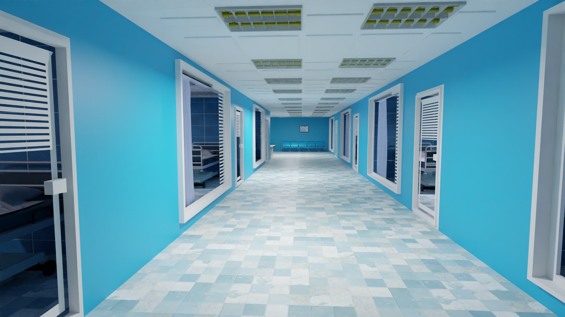 3D Hospital Interior Model - TurboSquid 2164727