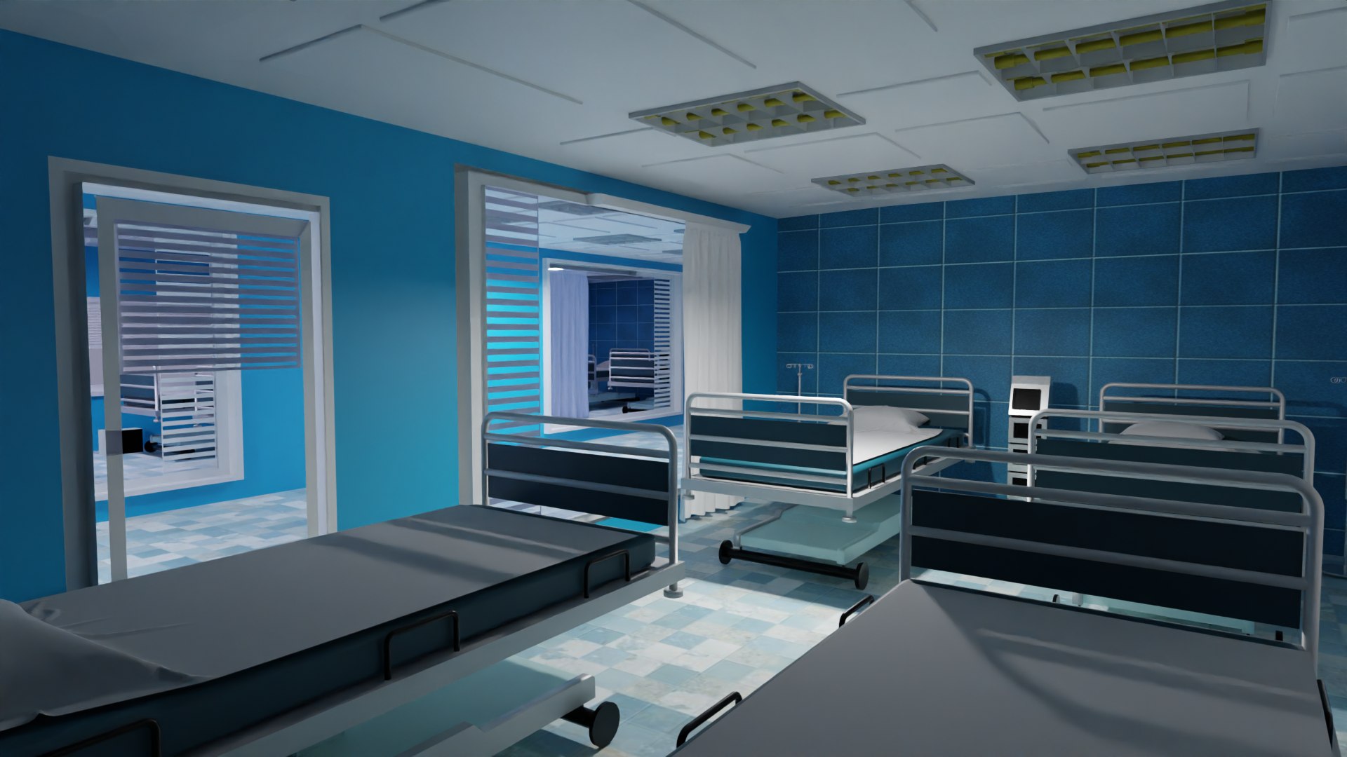 3D Hospital Interior Model - TurboSquid 2164727