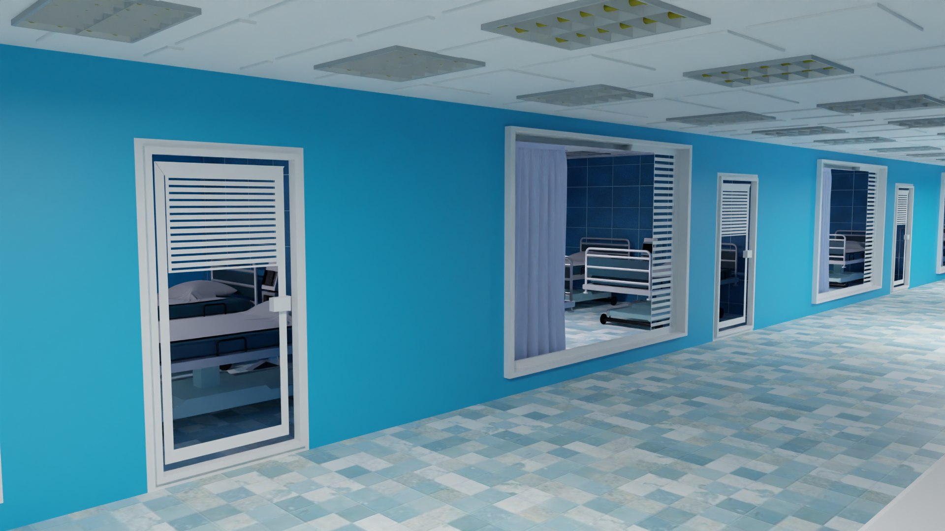 3D Hospital Interior Model - TurboSquid 2164727