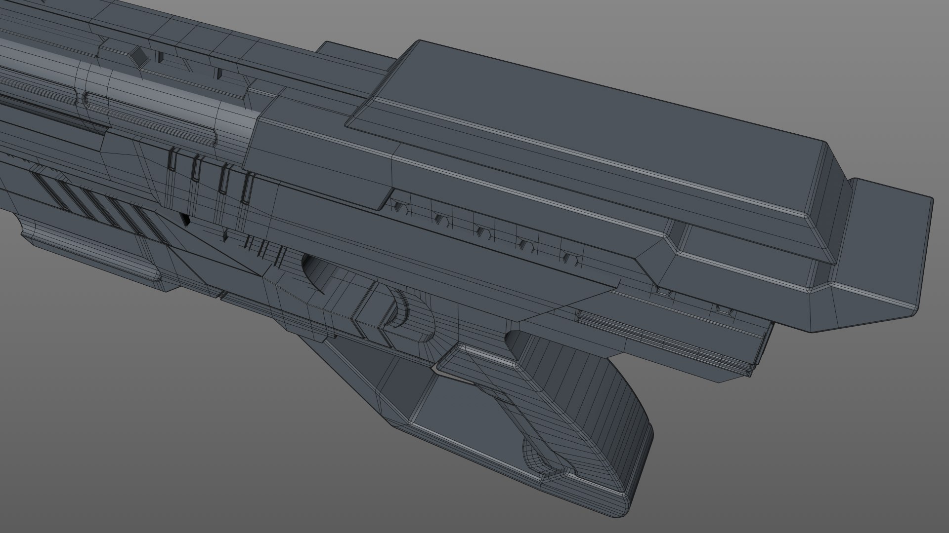 Sci Fi Gun 3D Model - TurboSquid 1547989