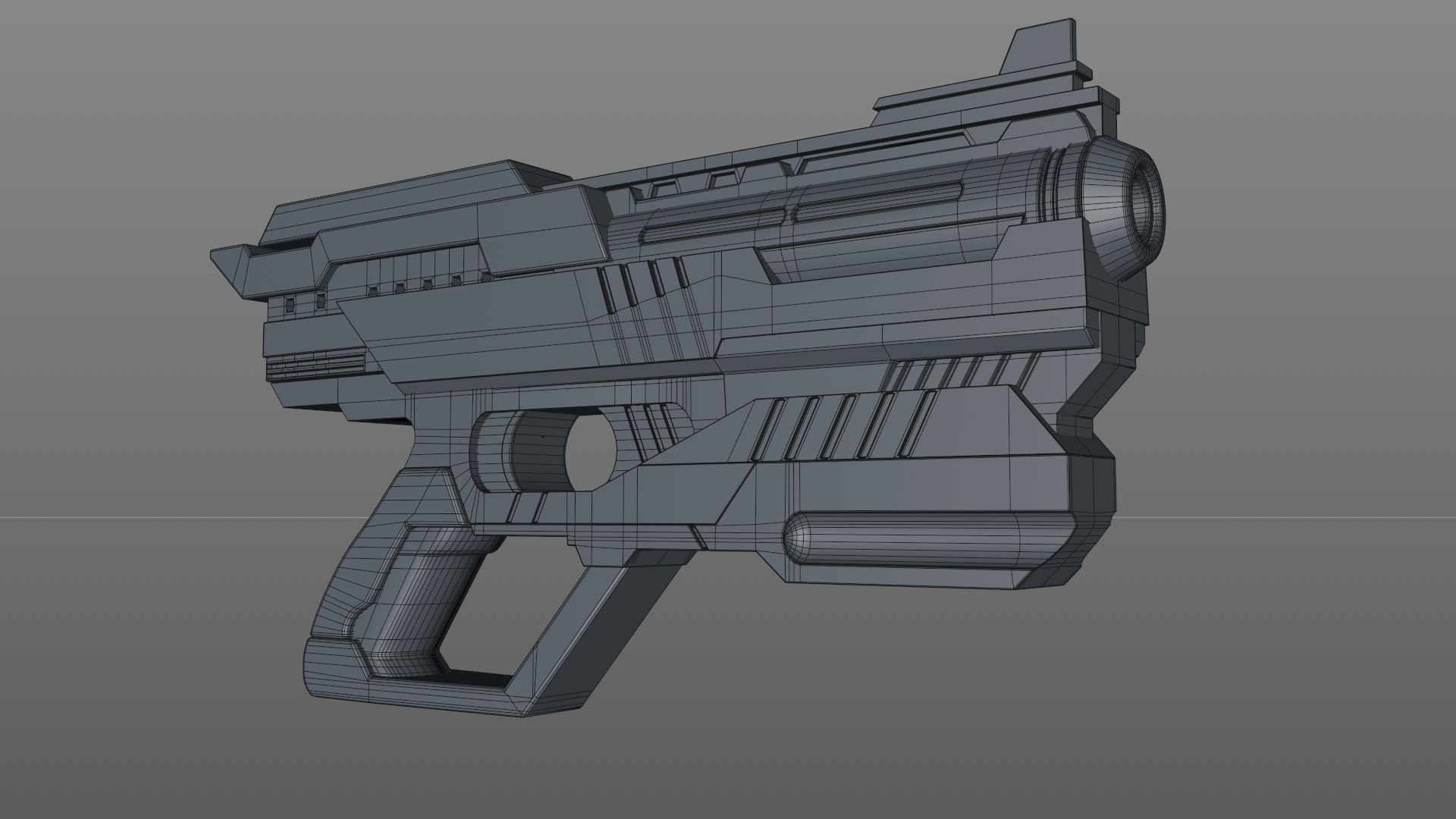 Sci Fi Gun 3D Model - TurboSquid 1547989