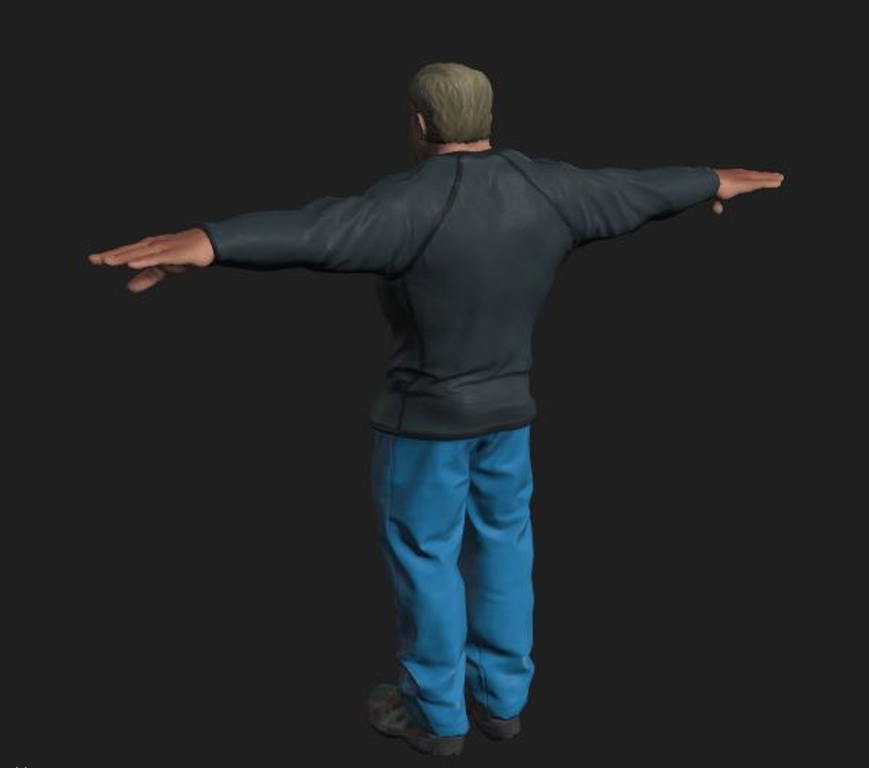 3D big man model - TurboSquid 1633121