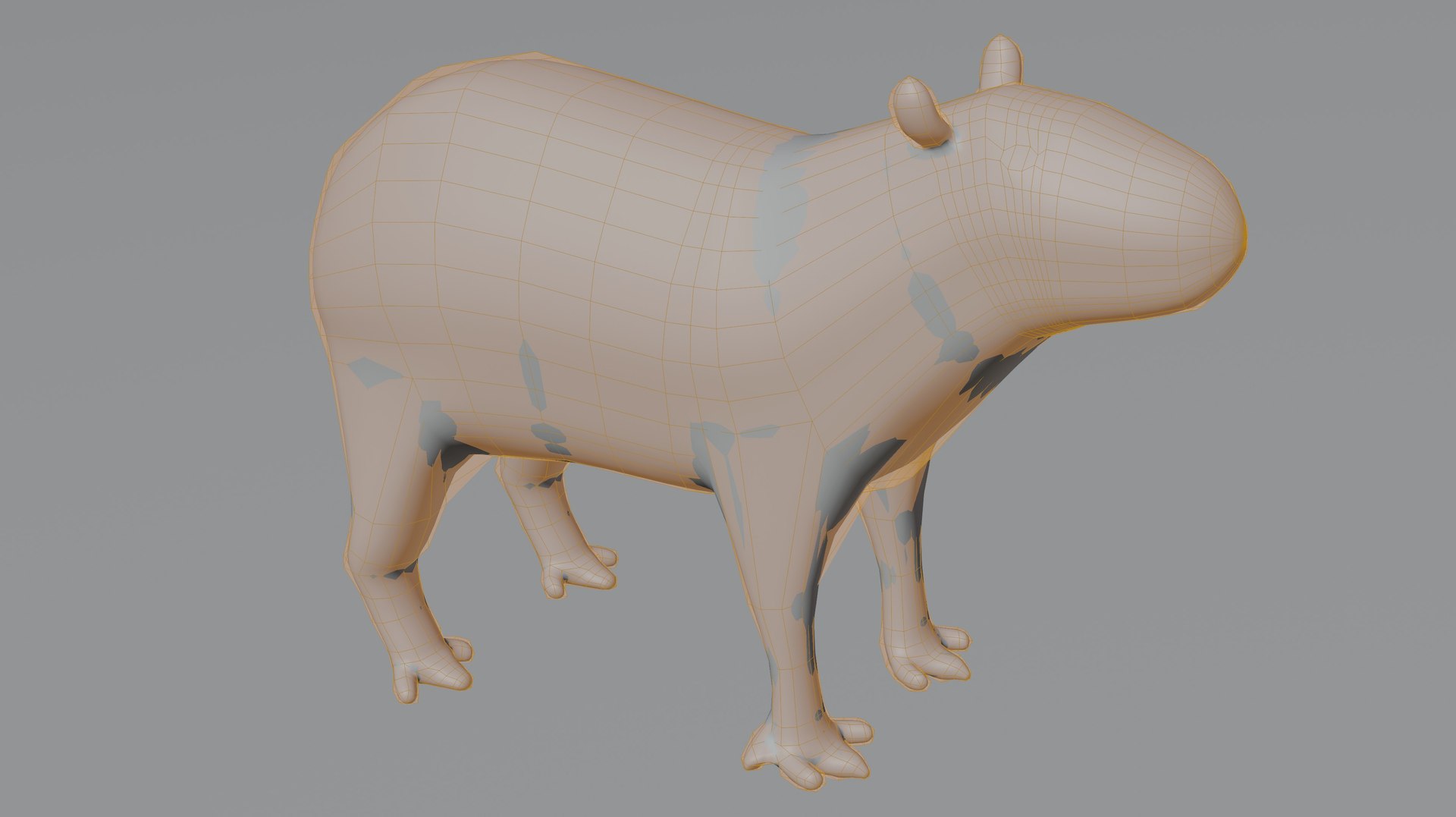 3D Model Capybara OBJ - TurboSquid 2260773