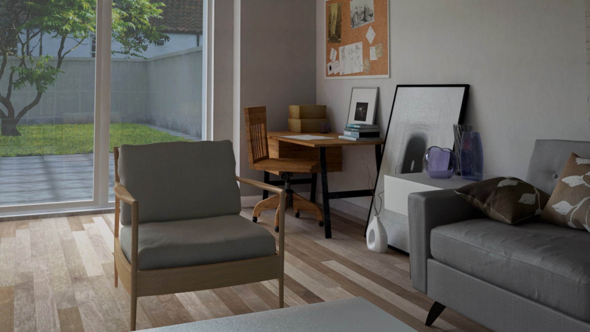 Home Interior 01 3d Model