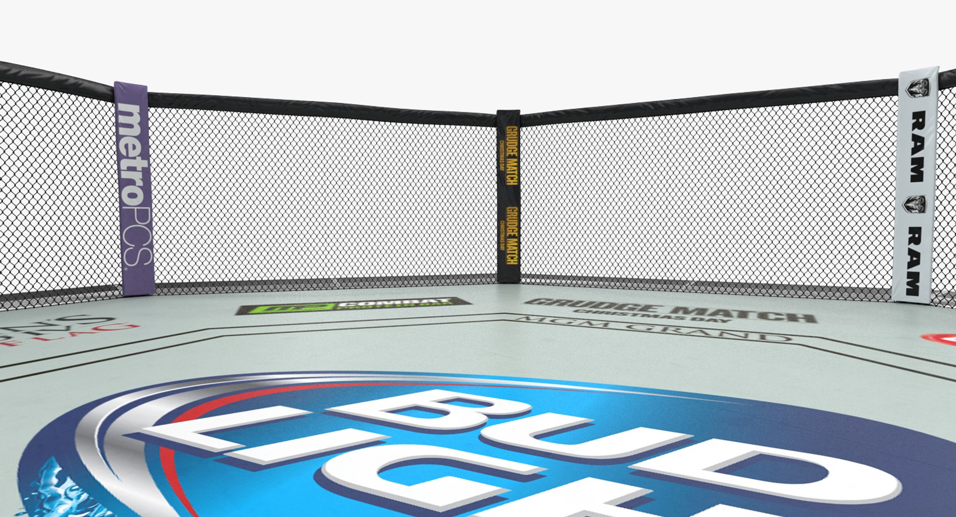 Ufc Fighting Arena 3D Model - TurboSquid 1255813