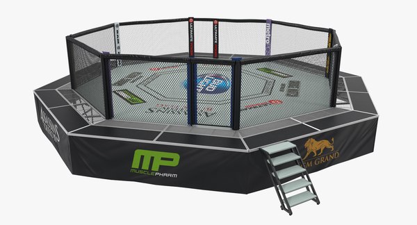 modelo 3d UFC Fighting Arena - TurboSquid 1255813