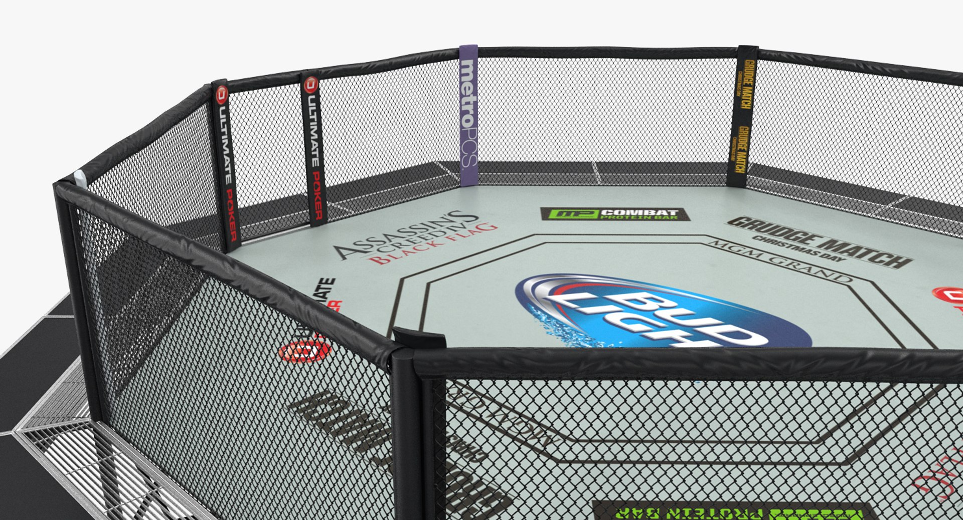 Ufc Fighting Arena 3D Model - TurboSquid 1255813