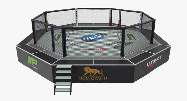 modelo 3d UFC Fighting Arena - TurboSquid 1255813