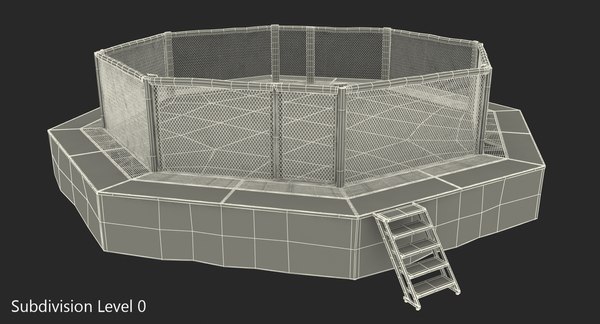 modelo 3d UFC Fighting Arena - TurboSquid 1255813