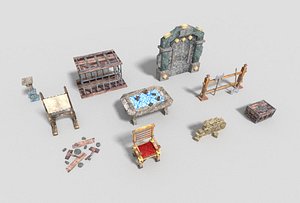 Blender Dungeon Models | TurboSquid