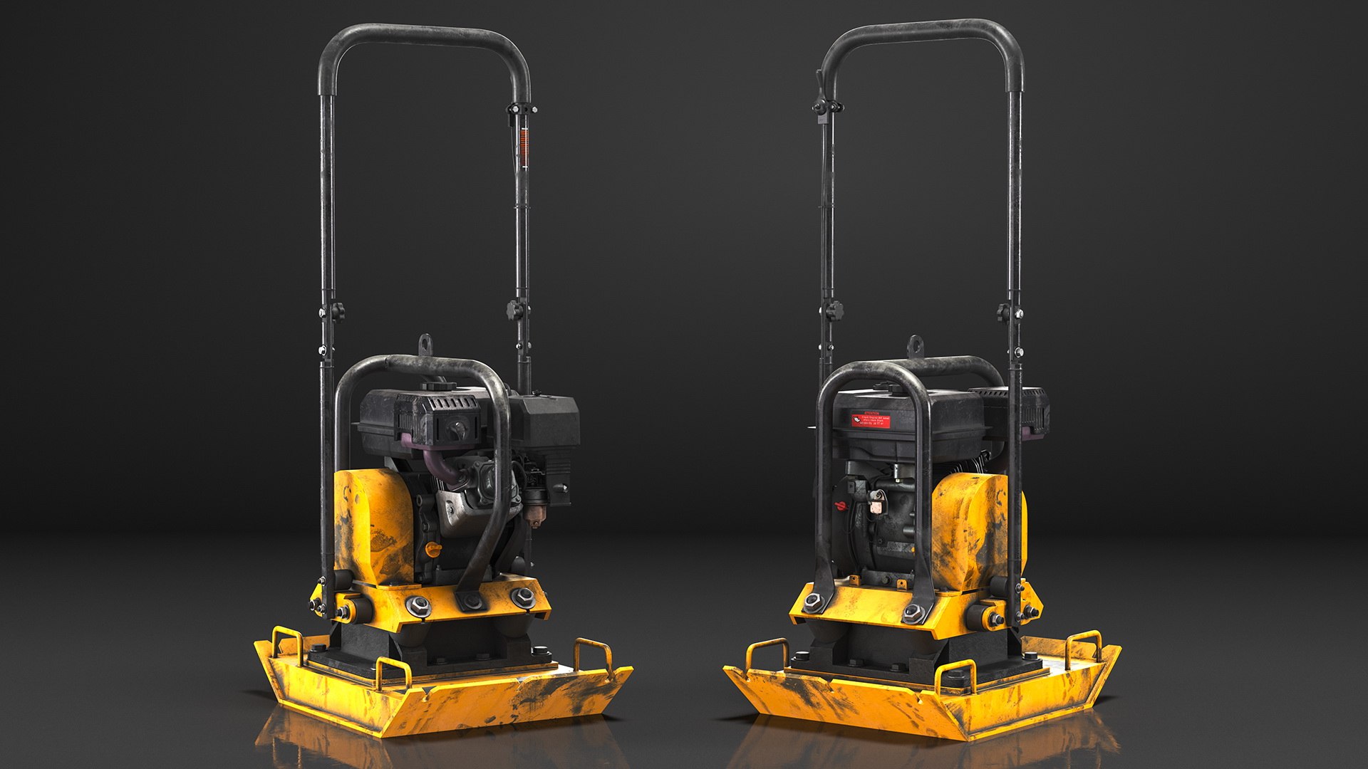 3D Model Gasoline Vibratory Plate Compactor - TurboSquid 1628084