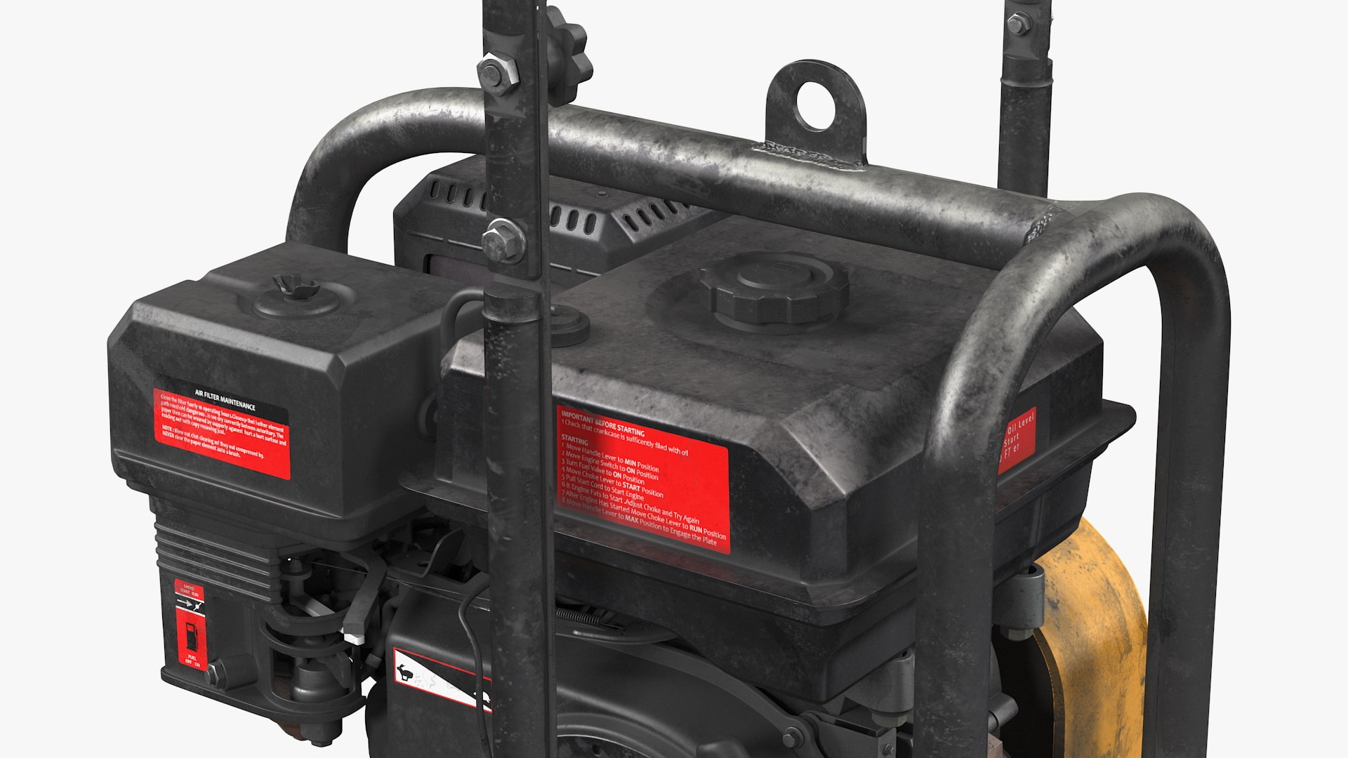 3D Model Gasoline Vibratory Plate Compactor - TurboSquid 1628084