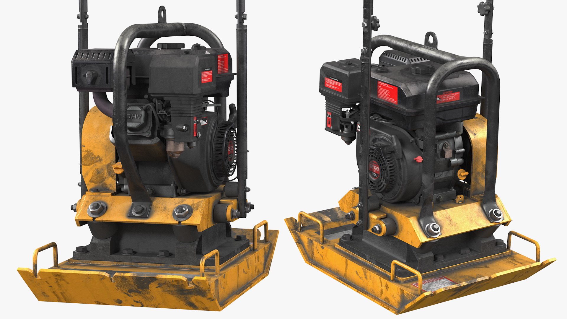 3D Model Gasoline Vibratory Plate Compactor - TurboSquid 1628084