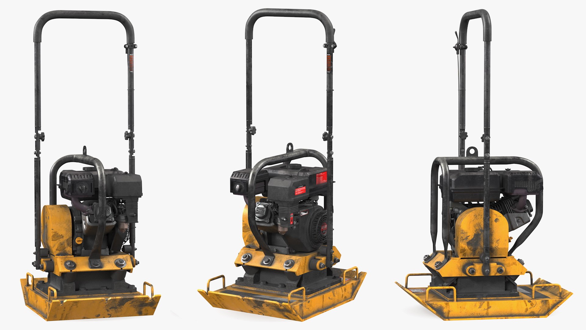 3D Model Gasoline Vibratory Plate Compactor - TurboSquid 1628084