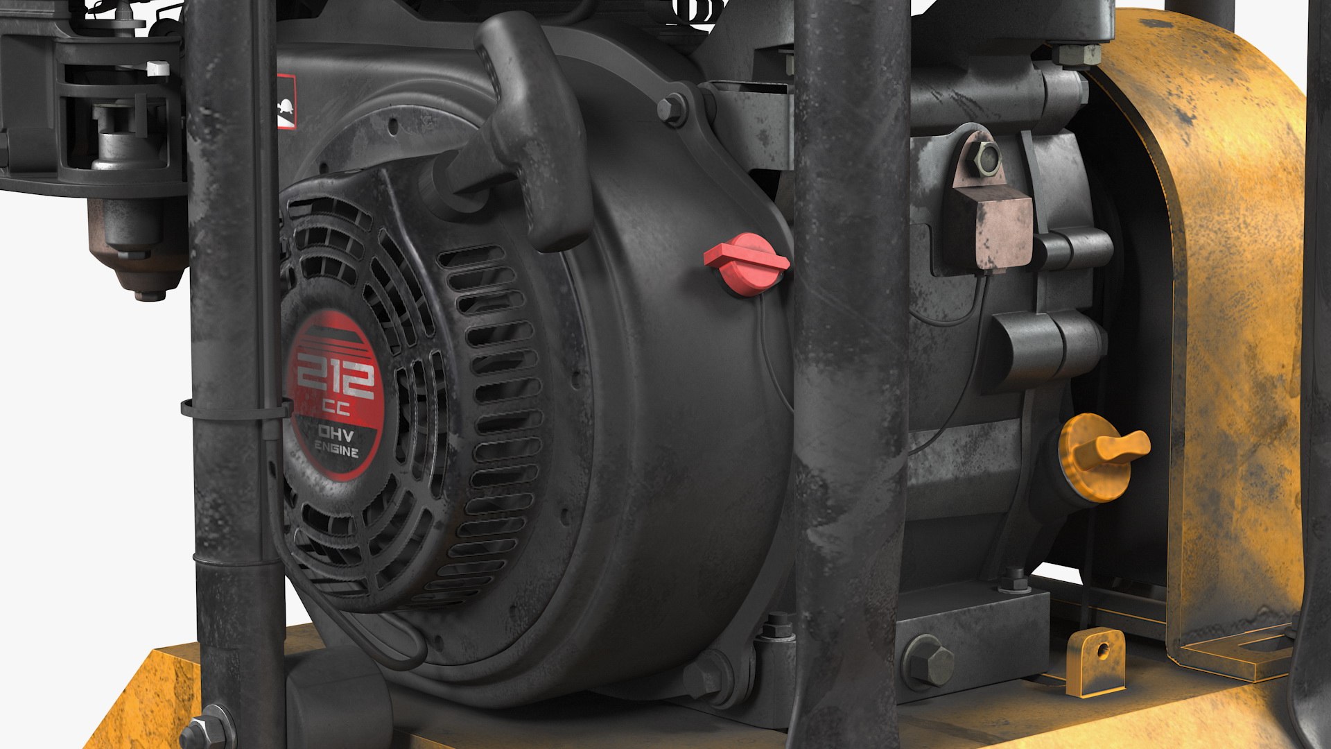 3D Model Gasoline Vibratory Plate Compactor - TurboSquid 1628084