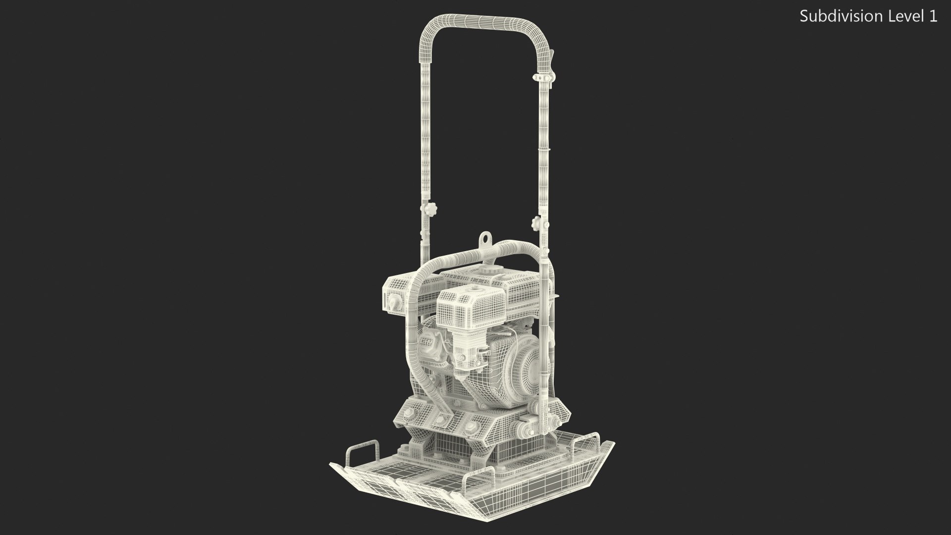 3D Model Gasoline Vibratory Plate Compactor - TurboSquid 1628084