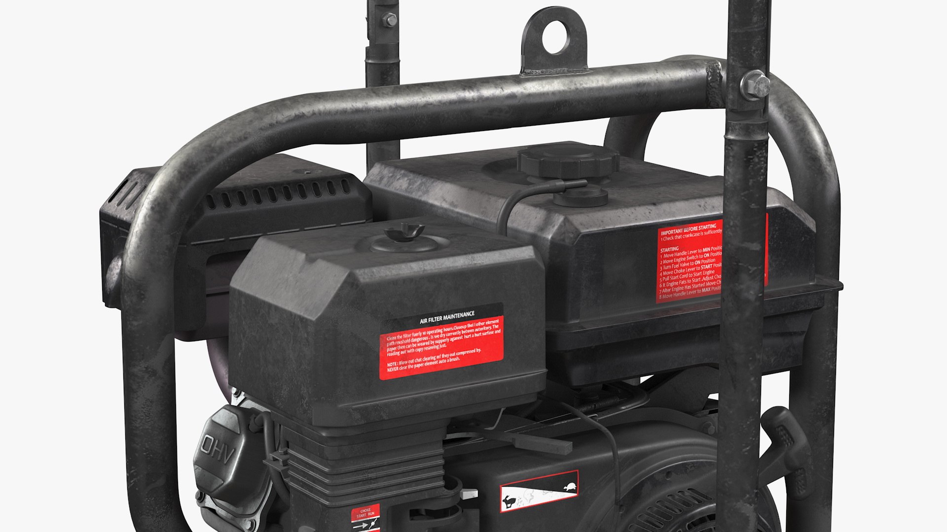 3D Model Gasoline Vibratory Plate Compactor - TurboSquid 1628084