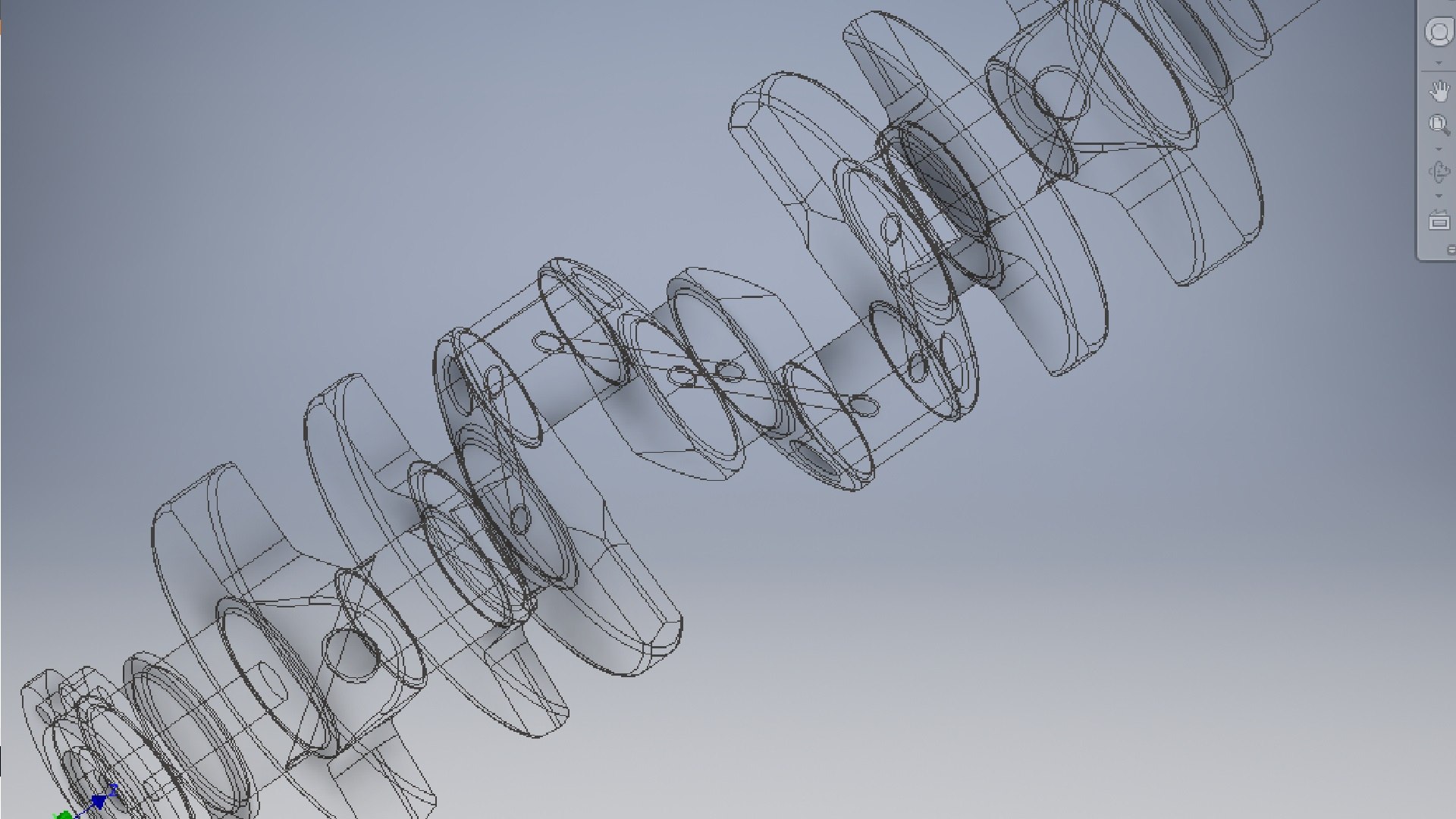 3D Engine Crankshaft - TurboSquid 1787923