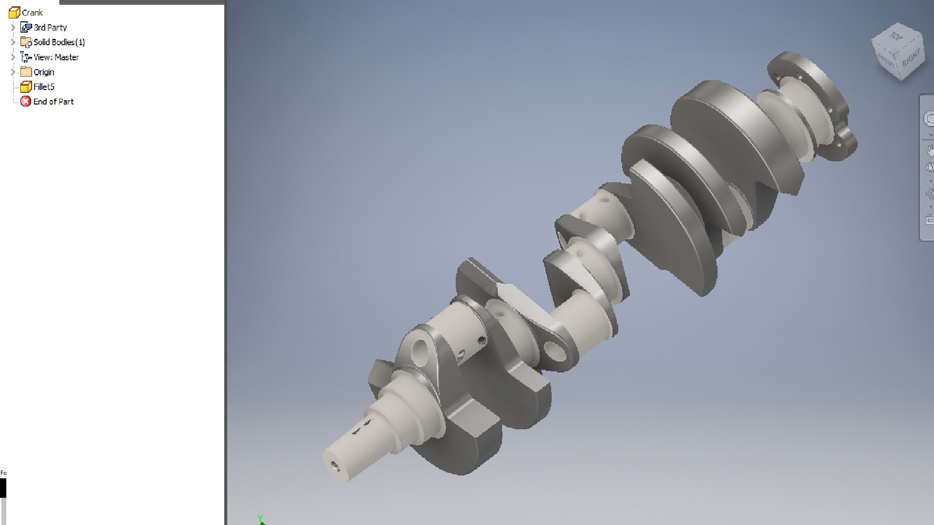 3D Engine Crankshaft - TurboSquid 1787923