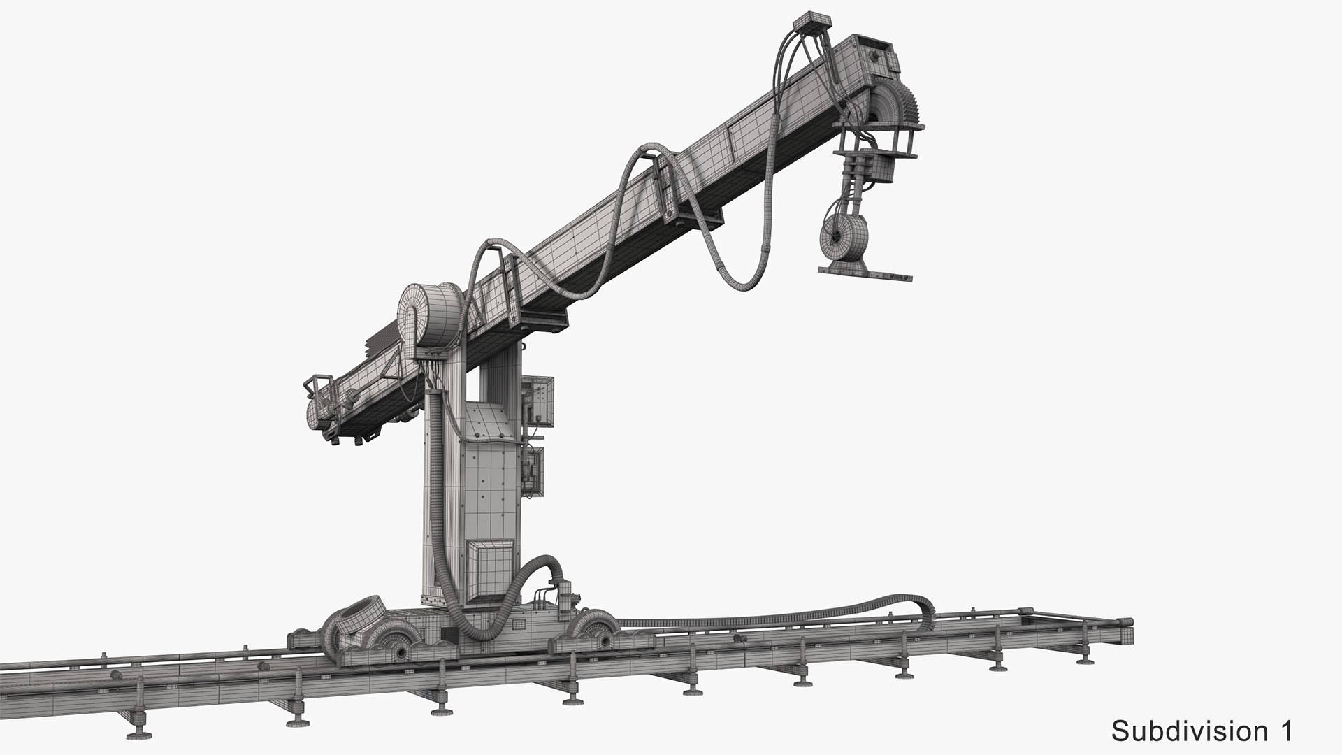Technodolly Camera Crane 3D - TurboSquid 1638001