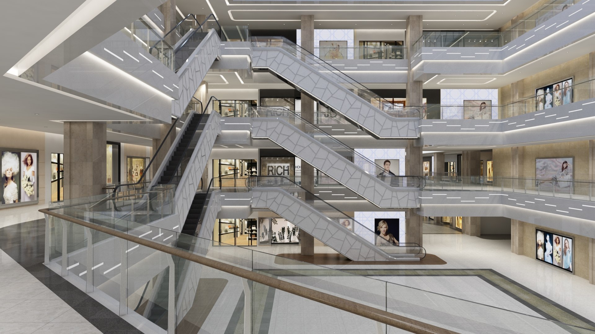 Shopping Mall 35 3D model - TurboSquid 2177480