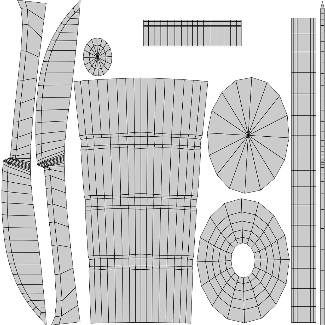 Saber 4 3D - TurboSquid 2048958