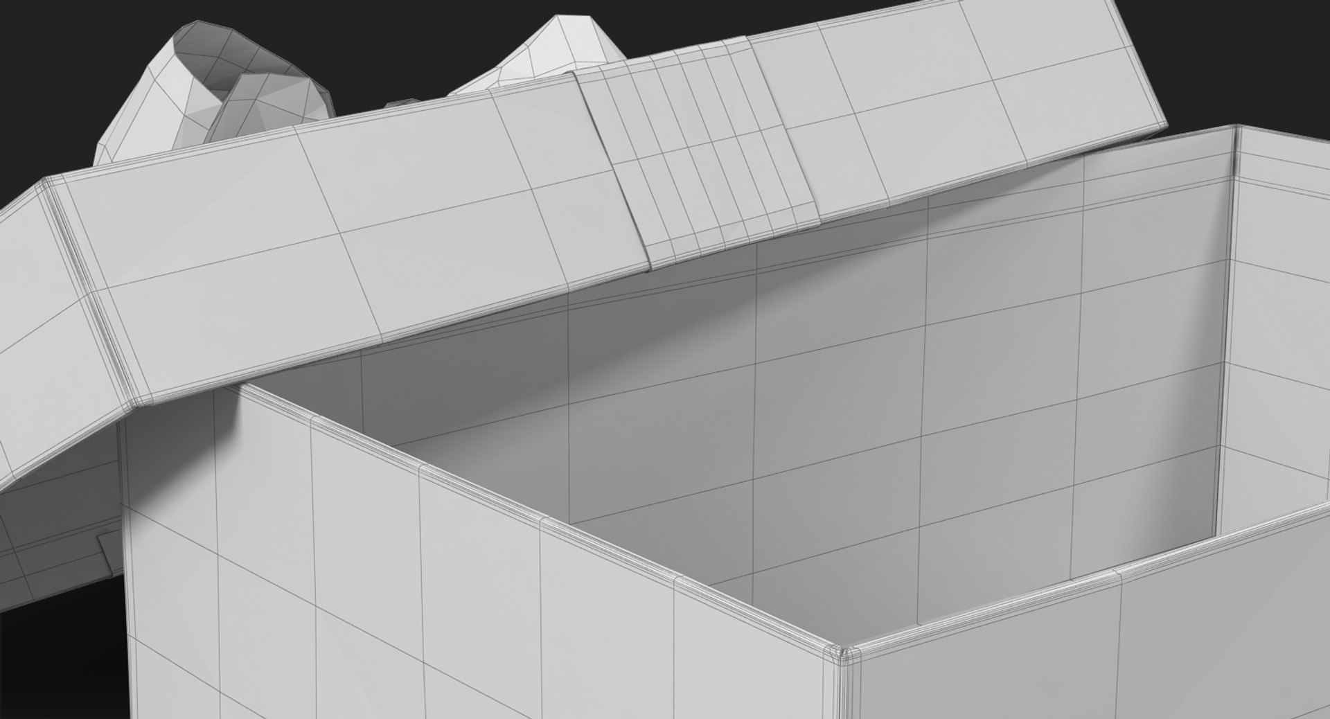 Gift Box Open Green 3D Model - TurboSquid 1202461