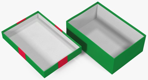 Gift box open green 3D model - TurboSquid 1202461