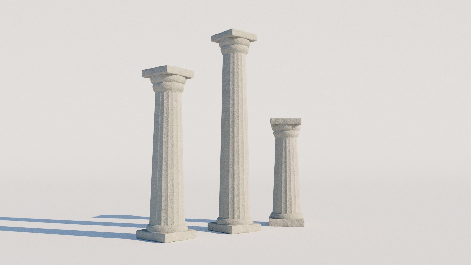 Doric column 3D model - TurboSquid 1664280