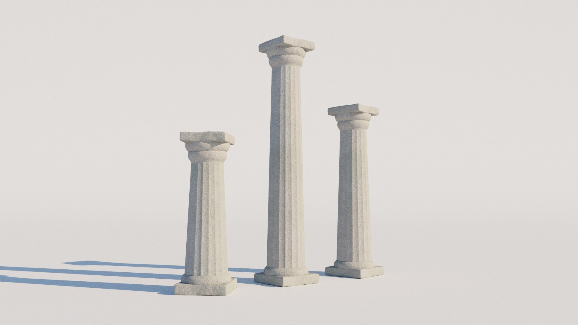 Doric column 3D model - TurboSquid 1664280