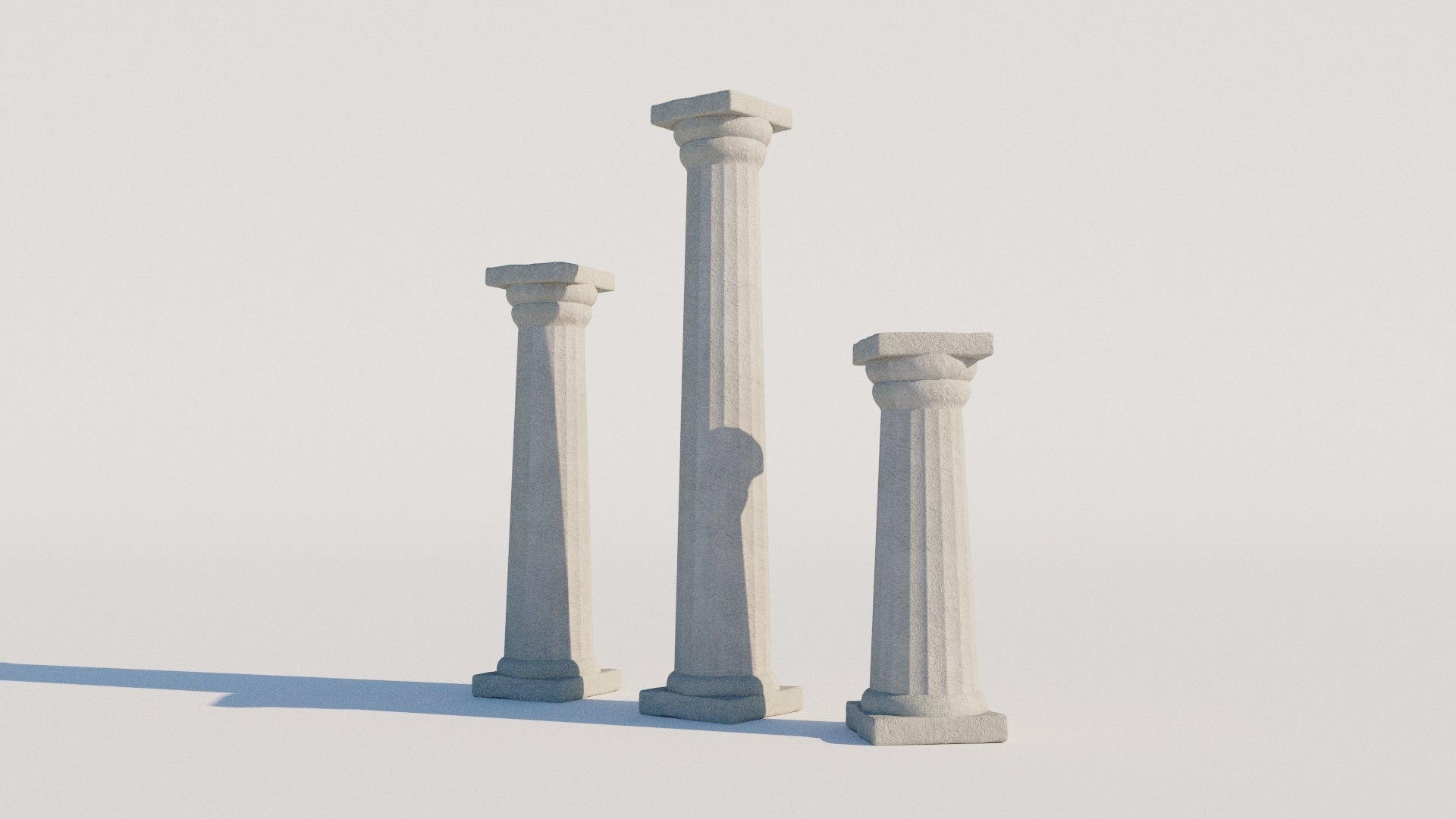 Doric column 3D model - TurboSquid 1664280