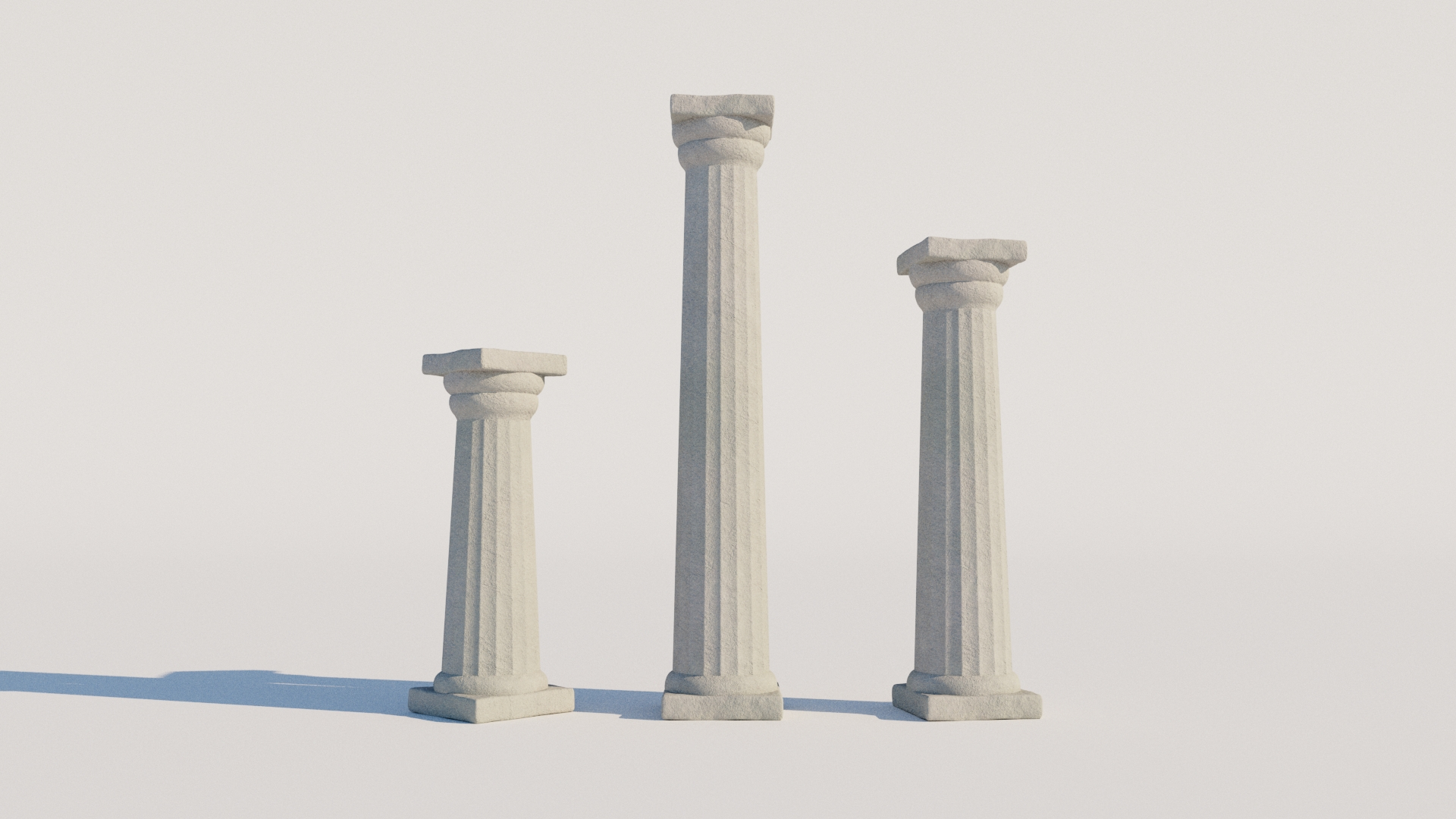 Doric column 3D model - TurboSquid 1664280