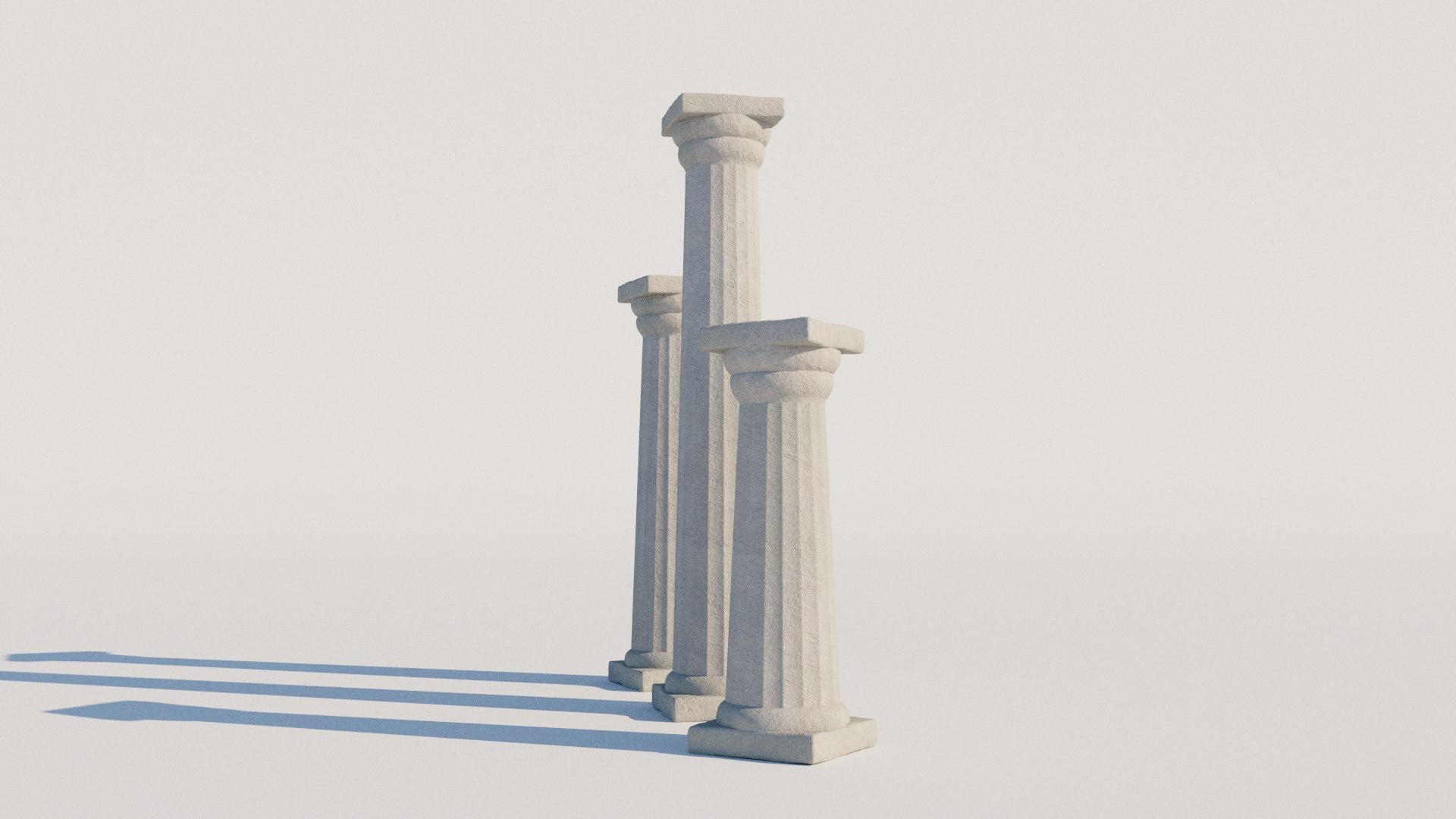 Doric column 3D model - TurboSquid 1664280