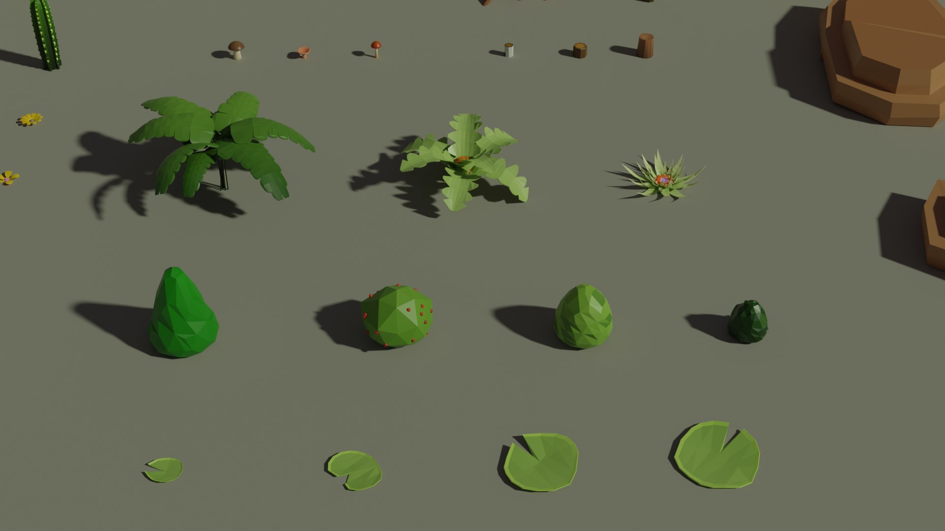 Low Poly Forest Pack 3D Model - TurboSquid 1842468