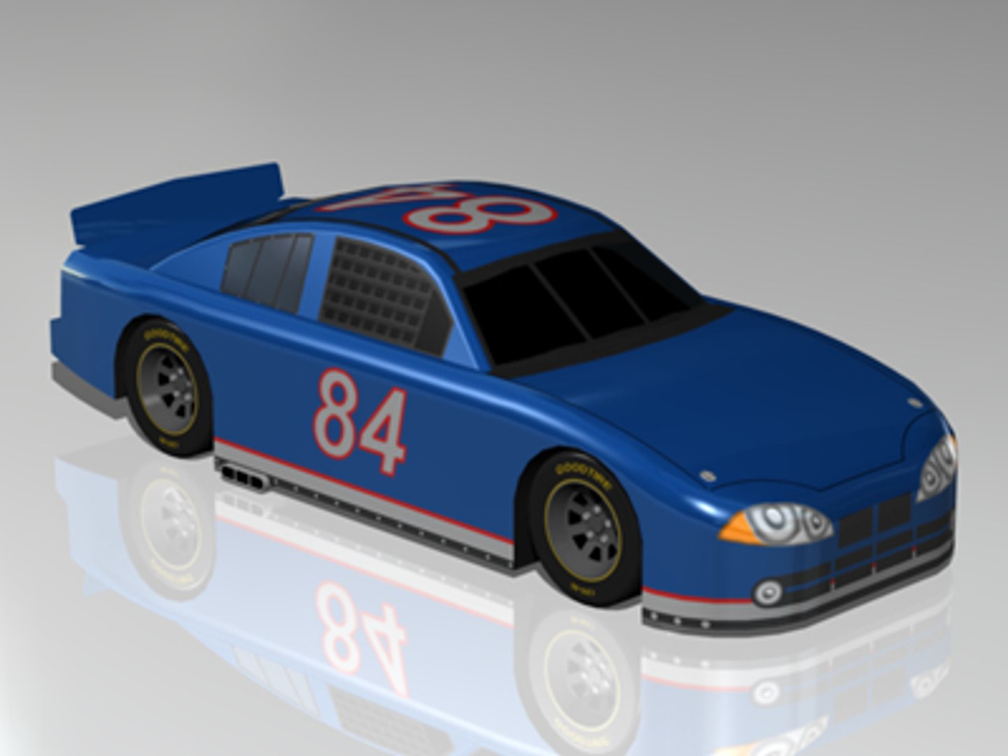 Car Racing Vehicle 3d Model