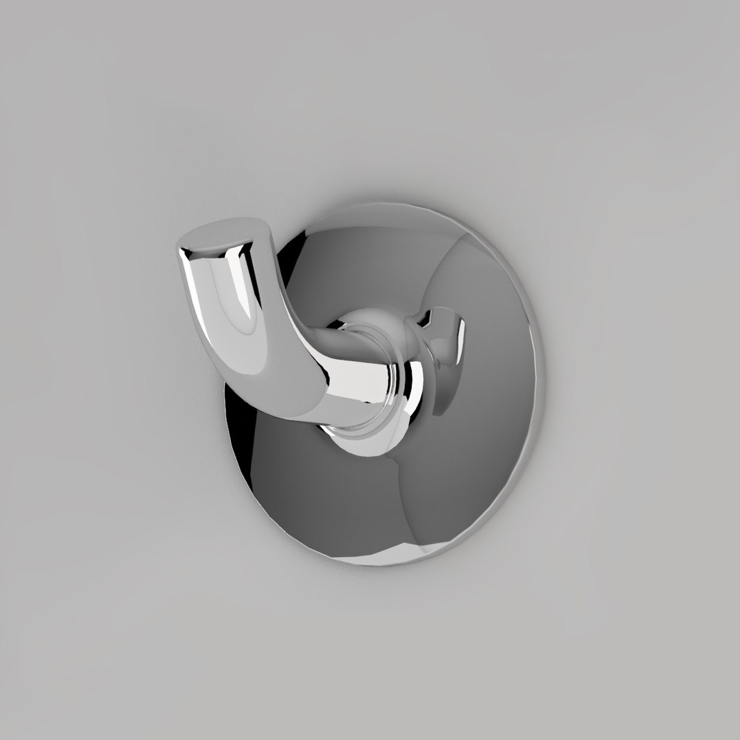 Free Robe Hook 01 3D Model - TurboSquid 1502636