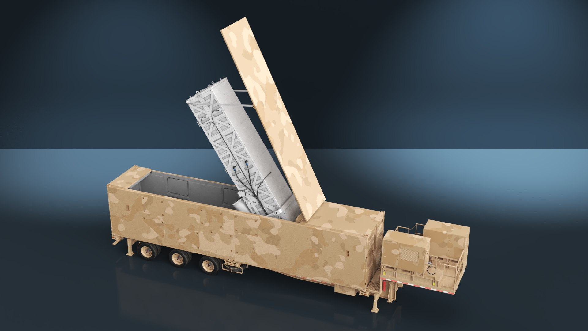 Ground Missile Launcher Sand Camo Color Rigged 3D Model - TurboSquid ...